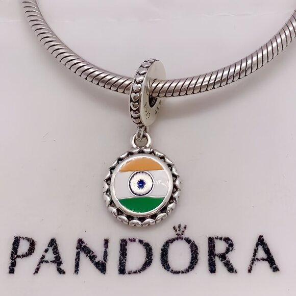 Pandora | Jewelry | Pandora India Flag Exclusive Charm Pendant | Poshmark